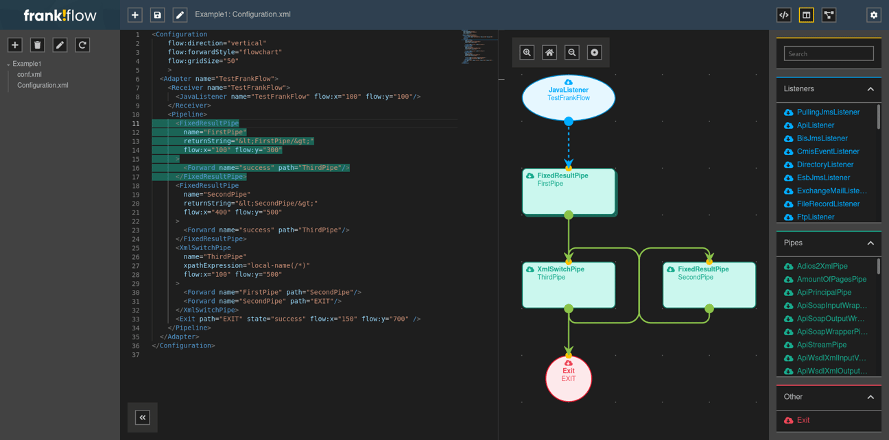 Simple software integration with Frank!Flow