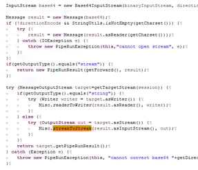 Technical explanation of streaming in the Frank!Framework